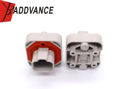China DT15-4P TE Deutsch Amphenol Male 4 Position Straight Flange Mount PCB Receptacle Header for sale