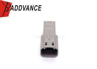 China DT04-2P TE 2 Pin Male PA66 GF15 Sealed Auto Electrical Connector For Truck 125C for sale