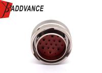 China Amphenol AHDM06-24-19PR Shell Size 24 Male 19 Pin Metal Circular Connector Sealed PA66 for sale