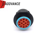China Amphenol AHDP04-18-14SR-SRA 14 Position Sealed Female Receptacle Circular Connector PA66 GF for sale