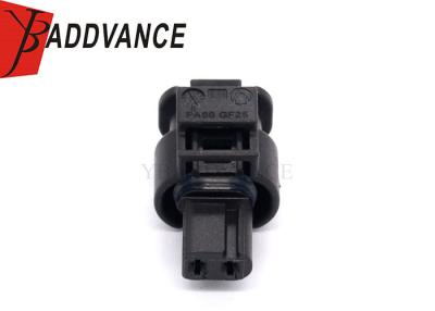 China 2 Pin Female Plastic Hirschmann Temperature Sensor OEM Connector for BMW 2 Way PA66 GF for sale