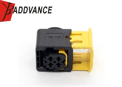 China Waterproof 4 Pin Female TE Connector 1-1418390-1 PA66 GF30 Black 16-22AWG for sale