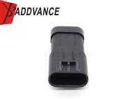 China Waterproof 4 Position Male TE Connectivity AMP Automotive Connector PA66 GF 125C for sale