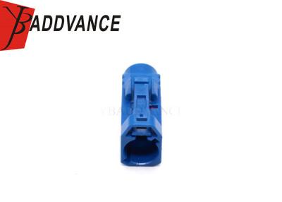 China Blue FAKRA RF Female Auto Connector 1 Pin Sealed PA66 GF Wire-to-Wire 125C for sale