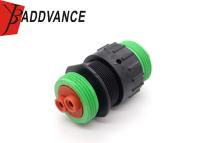 China AHDP04-24-23SR-BRA Sealed 2 Pin Circular Connector Male Female PA66 GF -55 to 125C for sale