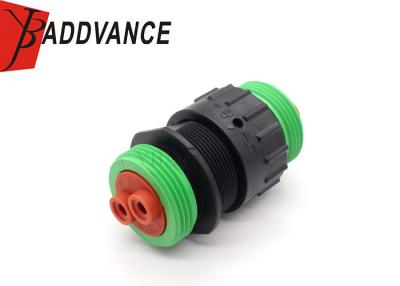 China AHDP04-24-23SR-BRA Sealed 2 Pin Circular Connector Male Female PA66 GF -55 to 125C for sale