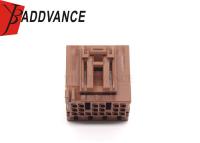China Brown 24 Pin Female Auto Compressor Connector PA66 GF Sealed 125C for sale