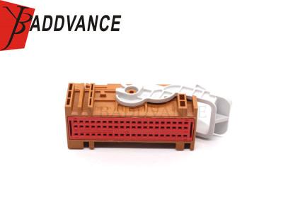 China Brown Automotive 60 Pin Female Wire Harness Connector PA66 GF25 20.83mm Width for sale