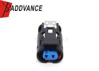 China TE Connectivity AMP 2 Pin Female Connector 73630 Sealed PA66 GF25 20.83mm Width for Wire Harness for sale
