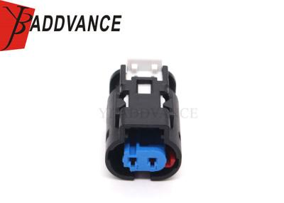 China TE Connectivity AMP 2 Pin Female Connector 73630 Sealed PA66 GF25 20.83mm Width for Wire Harness for sale