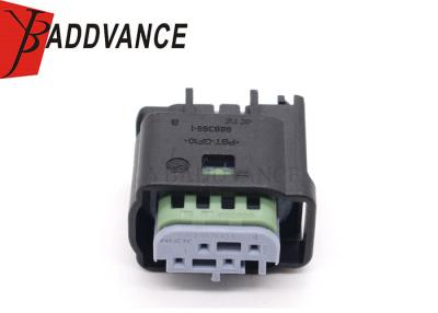 China TE Connectivity AMP 4 Pin Female Waterproof Connector PA66 GF25 for Automotive for sale