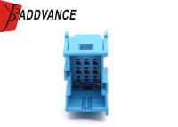 China TE Connectivity 2377861-4 PA66 GF25 Blue 11 Pin Male Automotive Connector Housing with Terminals for sale