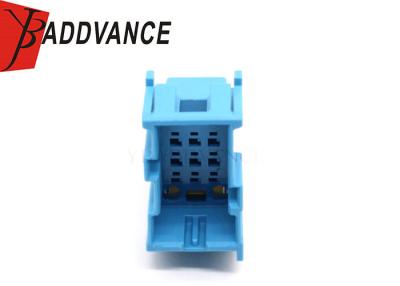 China TE Connectivity 2377861-4 PA66 GF25 Blue 11 Pin Male Automotive Connector Housing with Terminals for sale
