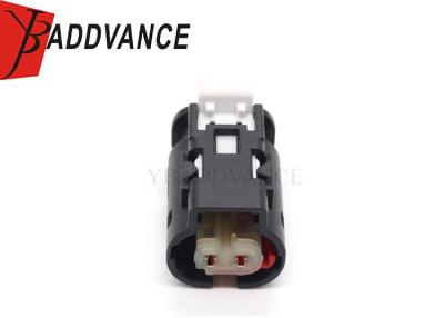 China Black 2 Pin Waterproof Automotive Wire Connector 18-26 AWG Sealed PA66 for sale