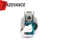 China TE Connectivity AMP 2 Pin Female Connector 9-967644-1 Sealed Waterproof Grey PBT-GF30 for sale