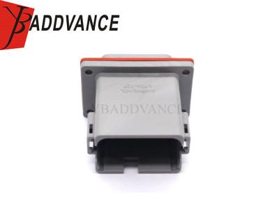 China Amphenol AT04-12P Waterproof Male 12 Pin Receptacle Heavy Duty Connector PA66 GF for sale