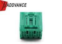 China 24 Pin 1-2295389-4 PA66 Female Green Crimp Connector with Terminal for Car for sale