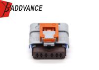 China 211PC062S1149 6 Pin Female Automotive FCI Throttle Pedal Connector PA66 GF15 125C for sale