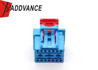 China PBT-GF10 Female 17 Pin Plastic Blue Connector for VW Audi Wire 125°C for sale
