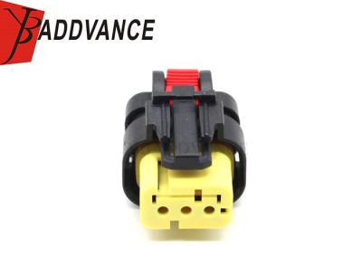 China TE Connectivity AMP 3 Pin Female Waterproof Auto Connector 776523-3 Sealed PA66 for sale