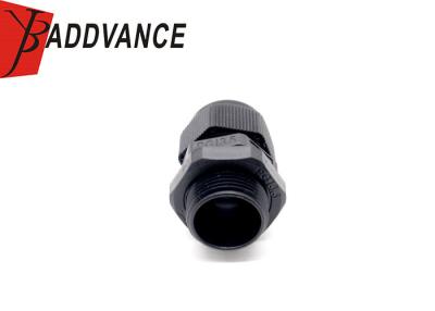 China PG13.5 Nylon IP68 Cable Gland 5mm to 12mm Black Connector for Wire-to-Wire for sale