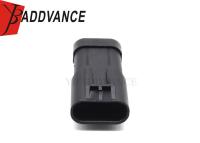 China 12162190 4 Way 4 Pin Male Automotive Electrical Wire Connector Black PA66 GF15 Sealed for GM for sale