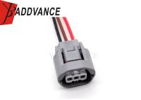 China 3 Pin Automotive Grey Female Connector Waterproof Wire Harness Sealed Nylon 125C for sale