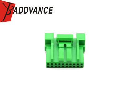 China IL-AG5-10S-S3C1 10 Pin Green Unsealed Female Connector PA66 GF15 125°C for sale