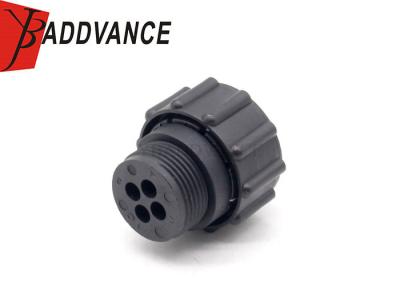 China TE Connectivity AMP CPC 4 Pin Female Circular Power Connector 206060-1 Unsealed PA66 GF for sale