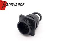 China Tyco AMP CPC 37 Pin Male Connector 206151-1 1-206138-0 Unsealed PA66 GF15 for sale