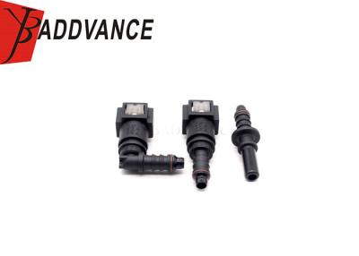 China 7.89 ID6 Nylon Rubber Fuel Quick Release Line Connectors Elbow Straight Male Female 5 Bar for sale