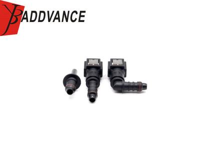 China Nylon 6.3mm Fuel Line Hose Quick Release Connector Elbow and Straight 5 Bar for sale