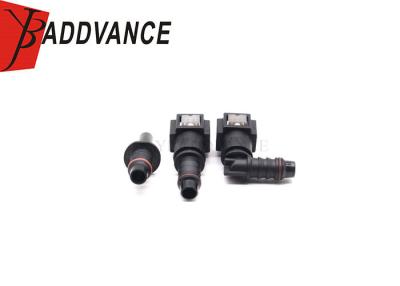 China 7.89-ID8 8mm Nylon Tee Fitting Connect Quick Release Fuel Line Connectors for sale