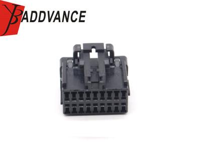 China 18 Pin Automotive Wiring Harness Female Connector Socket PA66 Black Unsealed 125C for sale
