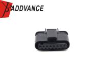 China TE Automotive Black Female Waterproof Wire-to-Wire 8 Pin Connector PA66 GF 125C for sale
