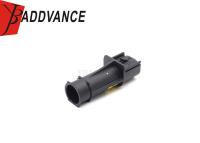 China GM 26345725 9697-A307-M Automotive Electrical Male 1 Pin Connector Plug PA66 GF for sale
