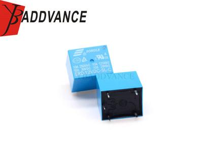 China Mini 12V DC 250VAC 10A 5 Pin Blue Automotive Songle Power Relay SRD-12VDC-SL-C for sale
