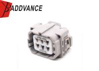 China Grey Sealed 6 Pin Female Automotive Wire Harness Connector Housing PA66 125°C for sale