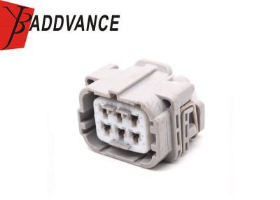China Grey Sealed 6 Pin Female Automotive Wire Harness Connector Housing PA66 125°C for sale