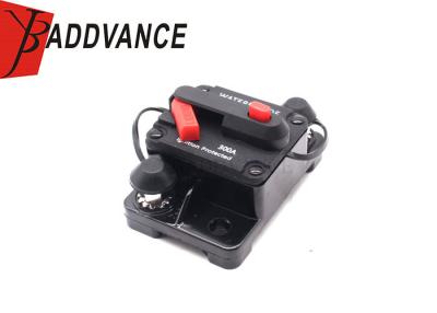 China Black Waterproof High Amp Dual Stud 300A Manual Reset Circuit Breaker with Switch for sale