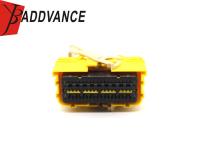 China Tyco TE Connectivity PBT Female 54 Pin Yellow Automotive Wire Harness Connector 125°C for sale