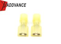 China FDFN5.5-250 Female Fully Insulated Double Yellow Crimp Terminal 10-12 AWG for sale