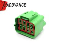 China 0-1452301-1 12 Pin Female Waterproof Headlight Connector for Volvo S40 S60 XC90 125°C for sale
