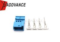 China TE Connectivity AMP Male Unsealed 4 Pin Automotive Housing Connector 3-968696-2 PA66 PBT for sale