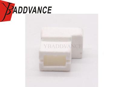 China 2 Pin Automotive Female Unsealed Wire Cable Connector White PBT 16-22AWG for sale
