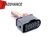 China Waterproof 14 Pin Female Auto Headlight Connector Harness 1-2294950-1 Sealed Nylon for sale