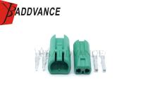 China Automotive Electrical Gray Female Wire to Wire 2 Pin Connector Sealed PA66 125°C for sale