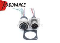 China Amphenol RT0W01210PN03 RT0W61210SNHECO3 Male Female Metal EV 10 Pin Connectors with Cable for sale