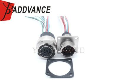 China Amphenol RT0W01210PN03 RT0W61210SNHECO3 Male Female Metal EV 10 Pin Connectors with Cable for sale