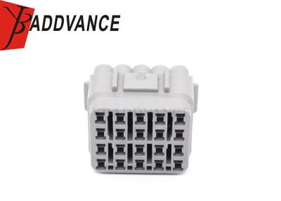 China YB Connector 20 Pin Female PA6 GF30 Sealed Wire-to-Wire Electrical Connector Black Grey for Automotive for sale